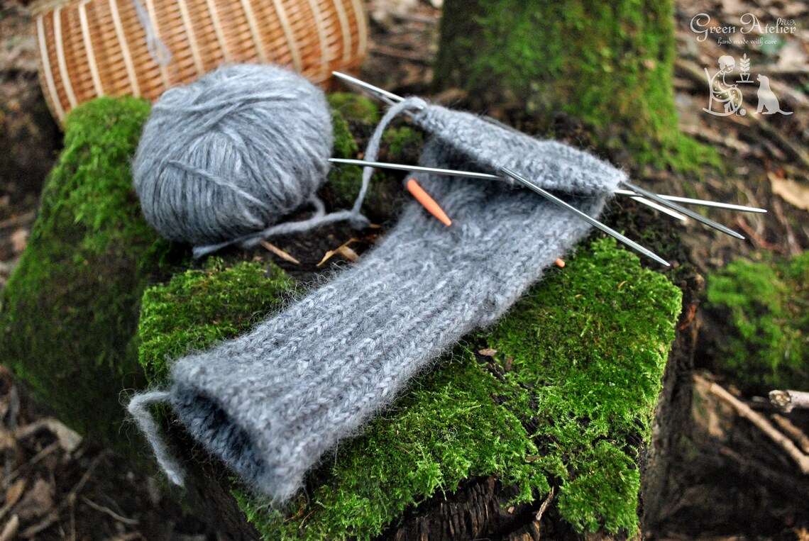 Womens Mittens, Wool Mittens, Alpaca Mittens, Hand Knit Mittens, Grey ...