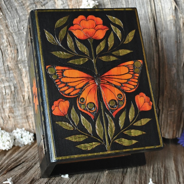 Pyrography Box - Etsy