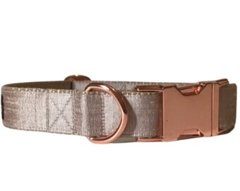 Dusty Rose Dog Collar - Etsy