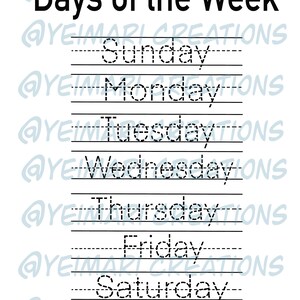 Tracing Board | Dotted Line Learning. Tracing ABC , Shapes , Days of ...