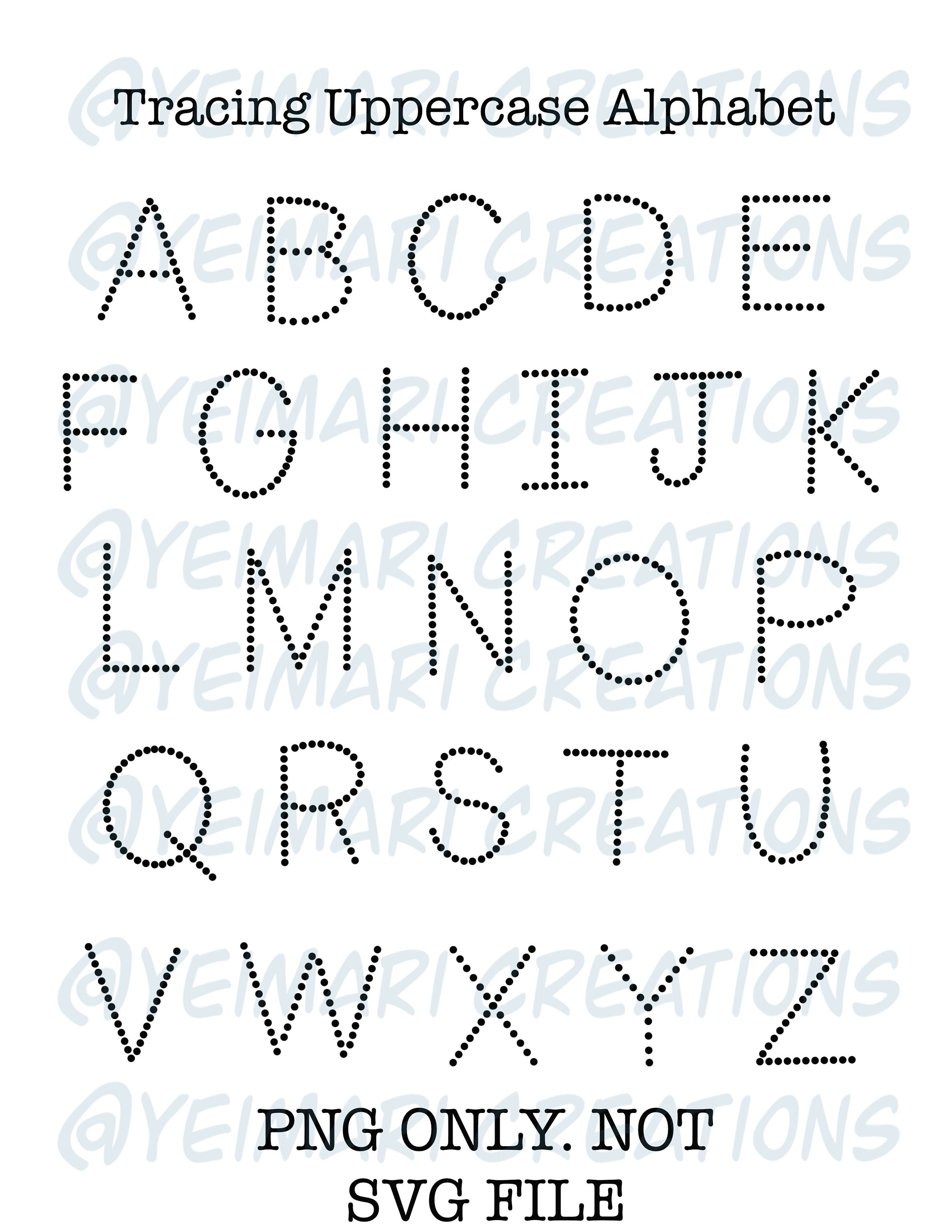 Tracing Board Dotted Line Learning. Tracing ABC Shapes - Etsy