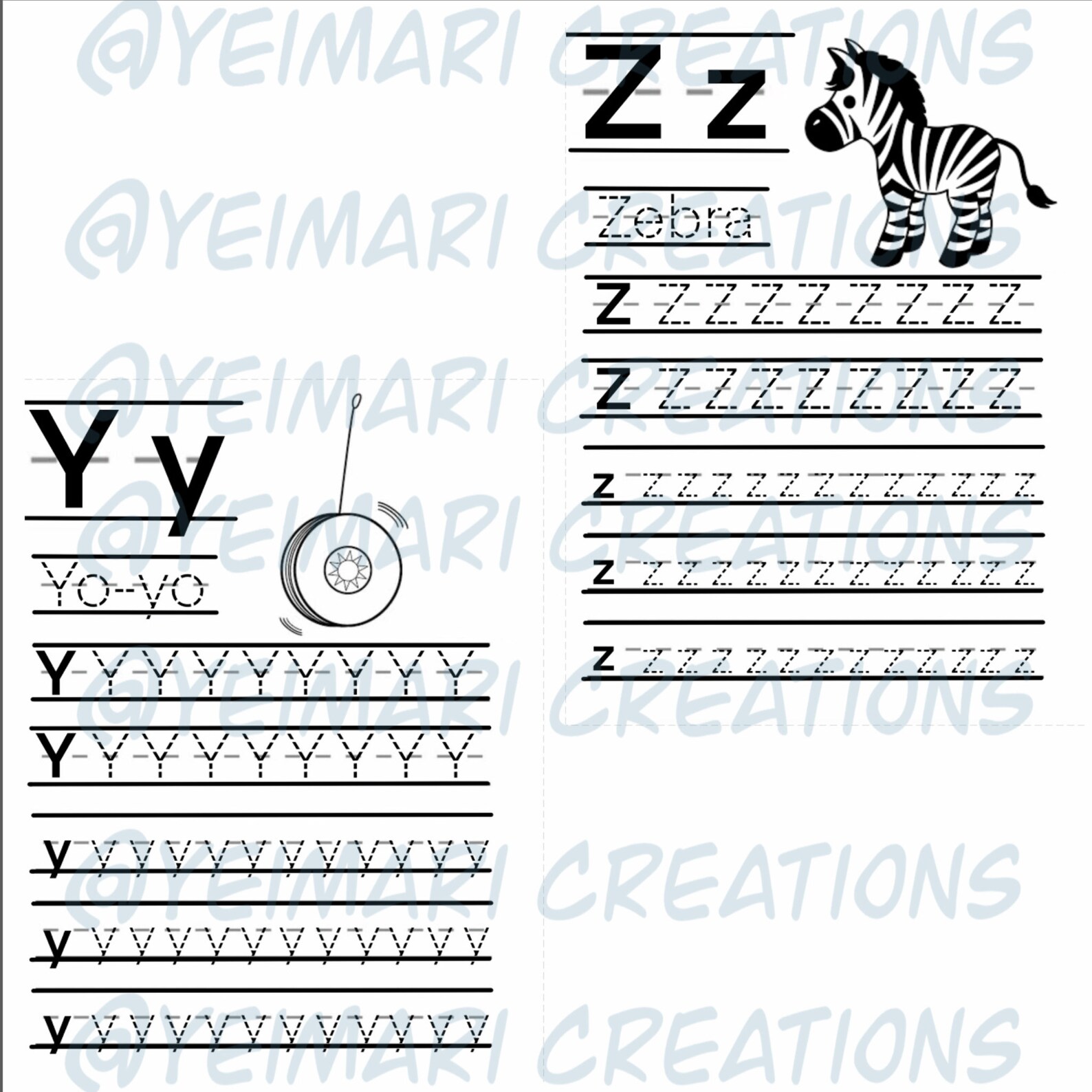 26 Alphabet Tracing PNG Files , Uppercase and Lowercase Alphabets ...