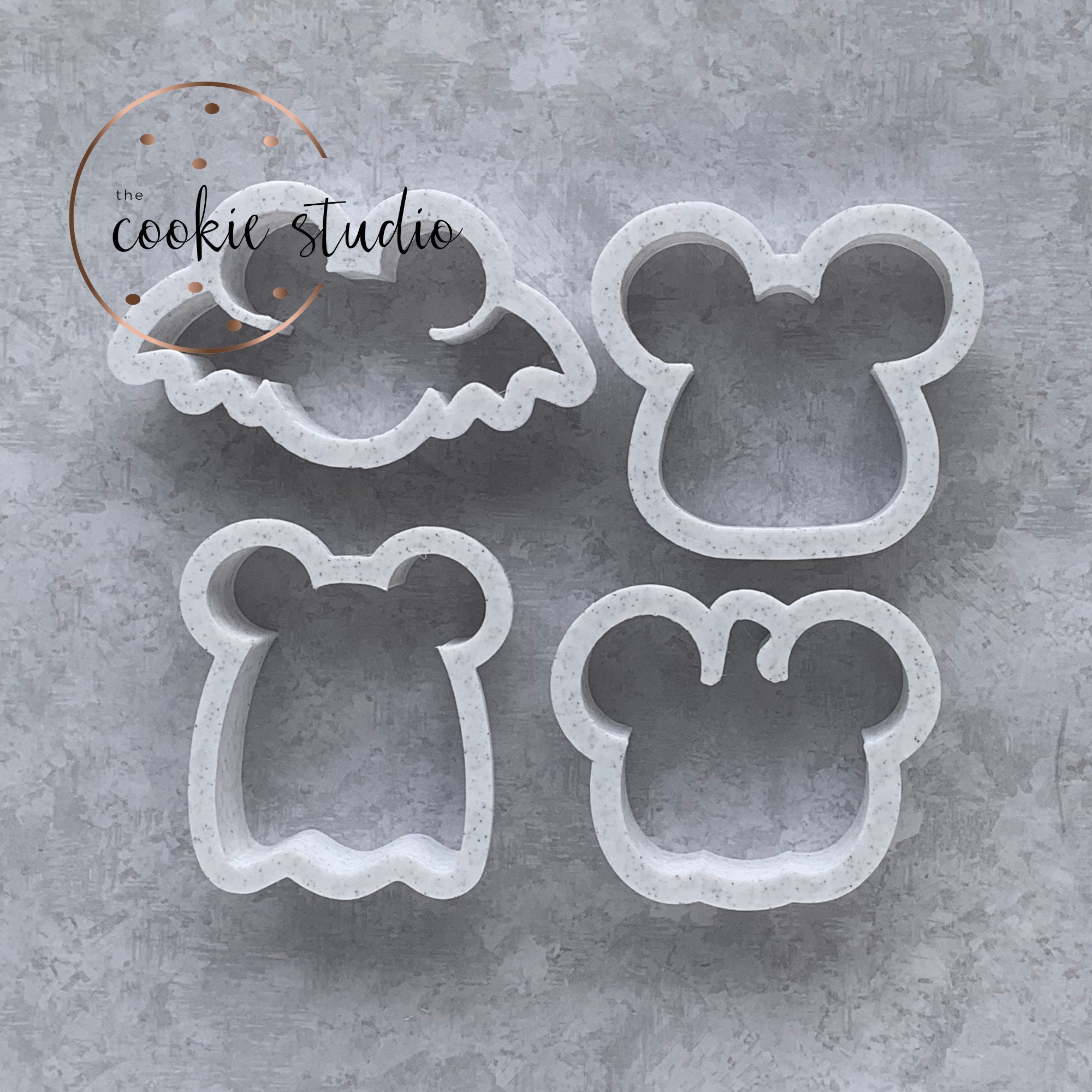Mouse Halloween Cookie Cutter Set ghost Pumpkin Bat Candy - Etsy