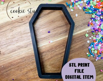 Rip Coffin Cookie Cutter SHARP EDGES FAST Shipping Choose Your Own Size ...