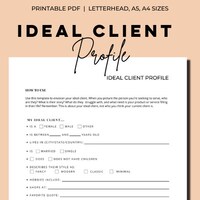 Buyer Persona Worksheet Template. Target Market Persona Worksheet ...