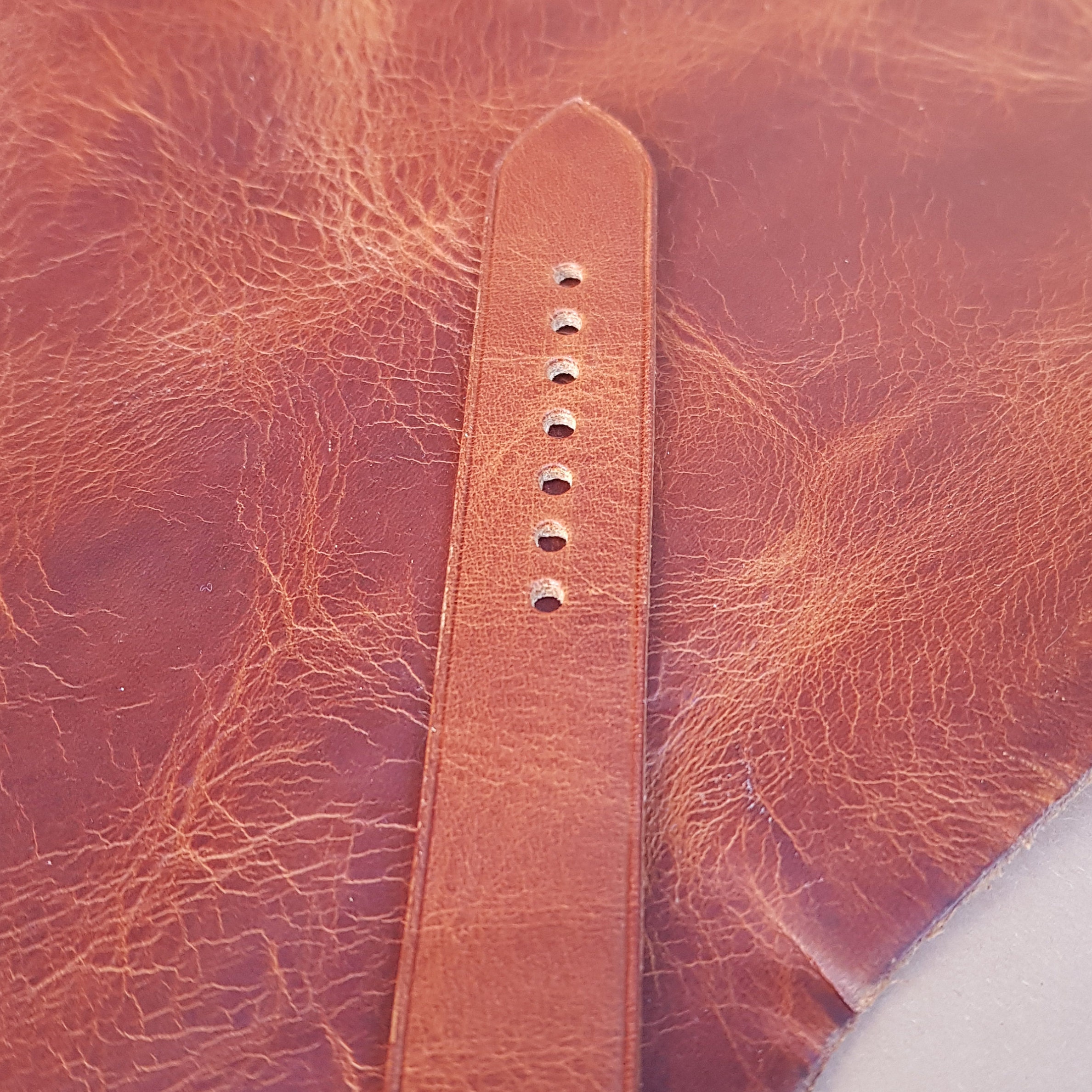 Handmade Leather Watch Band Handmade Watch Band 18mm 19mm 20mm - Etsy