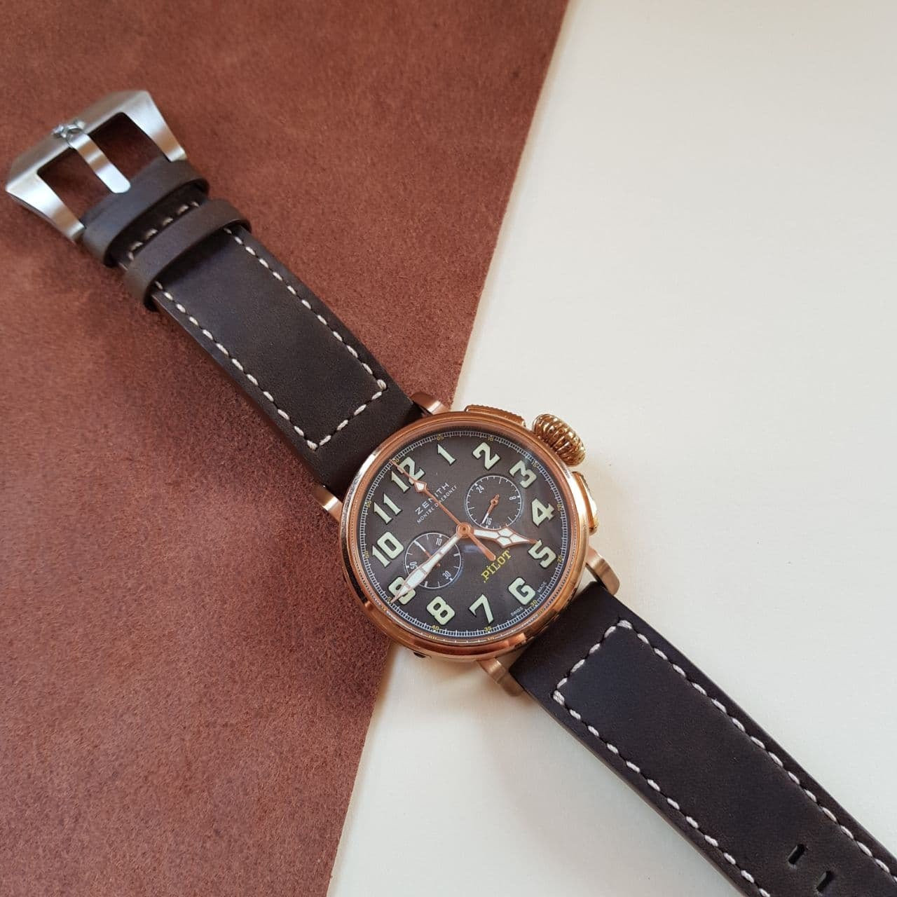 Handmade Leather Watch Band Handmade Watch Band 18mm 19mm 20mm 21mm ...