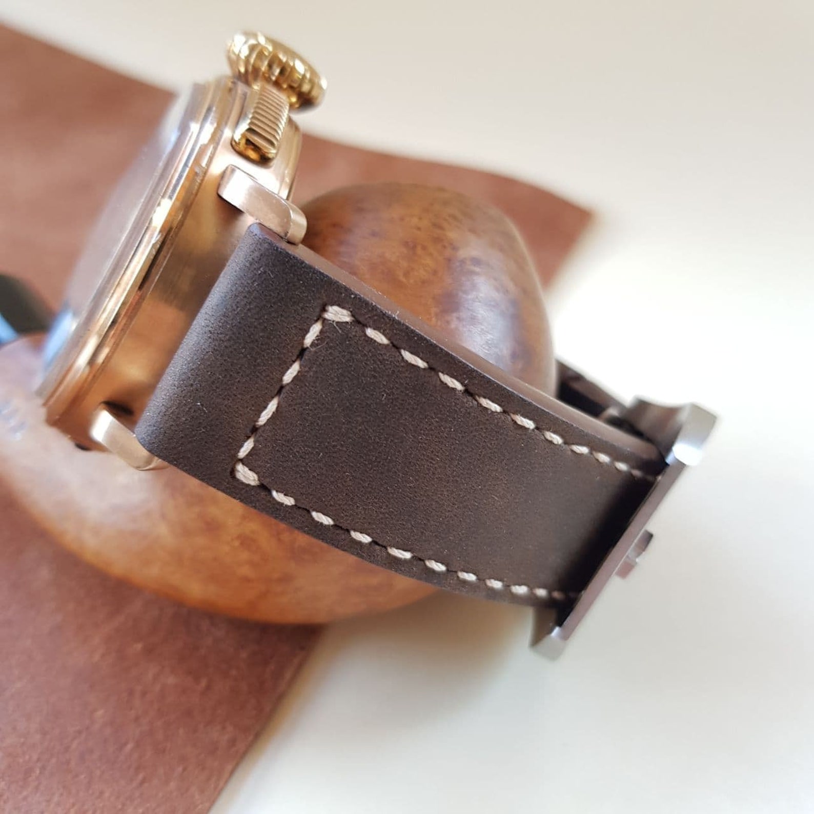 Handmade Leather Watch Band Handmade Watch Band 18mm 19mm 20mm - Etsy
