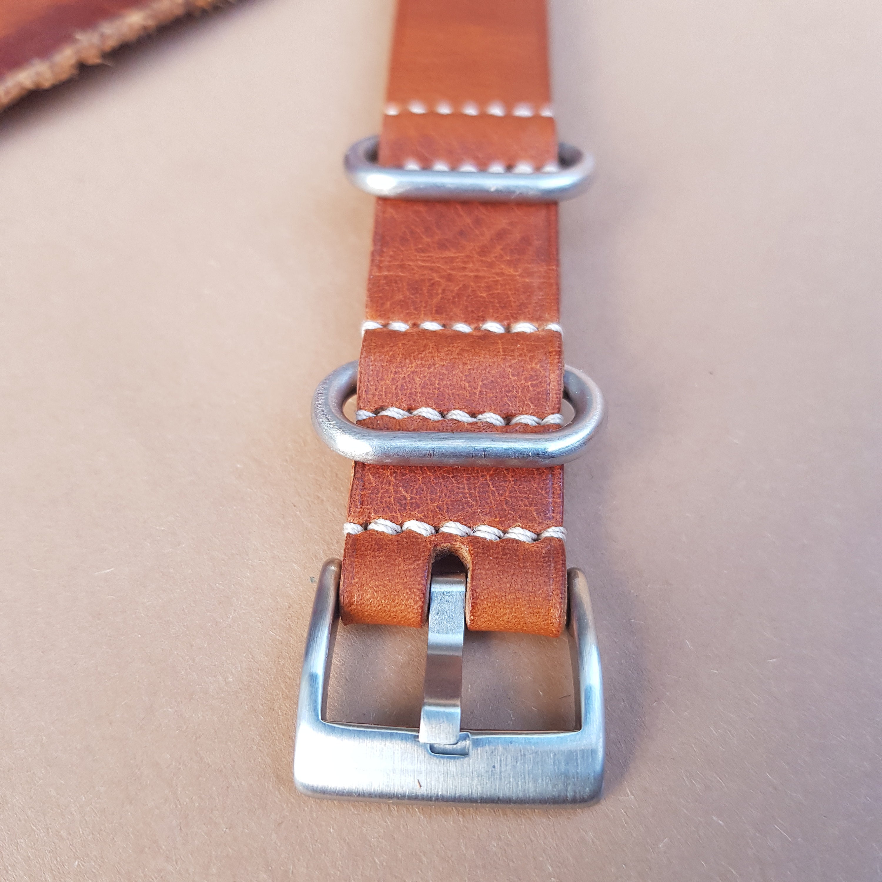 Handmade Leather Watch Band Handmade Watch Band 18mm 19mm 20mm - Etsy