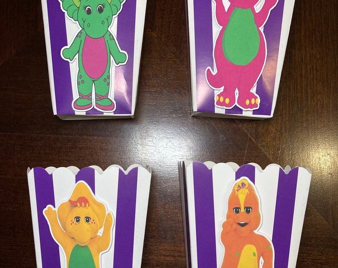 Barney Cake Topper Barney and Friend Party Supplies Barney Birthday ...