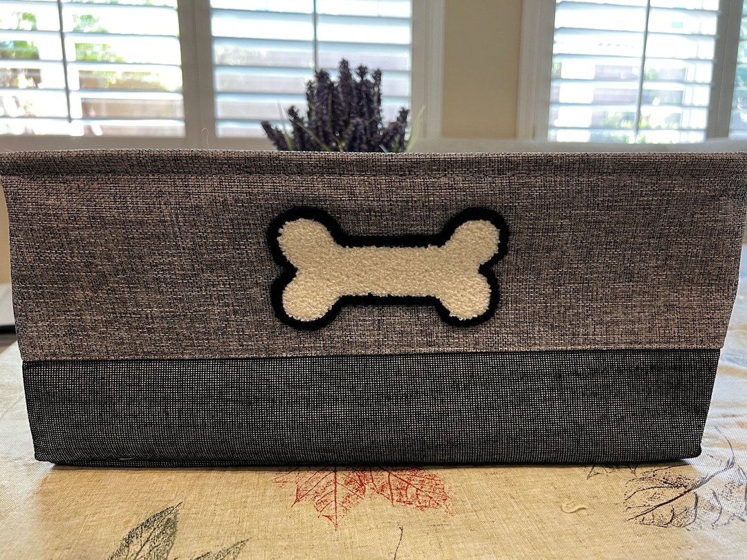 Dog Toy Basket, Collapsable Toy Basket, Toy Basket for Pets, Toy ...