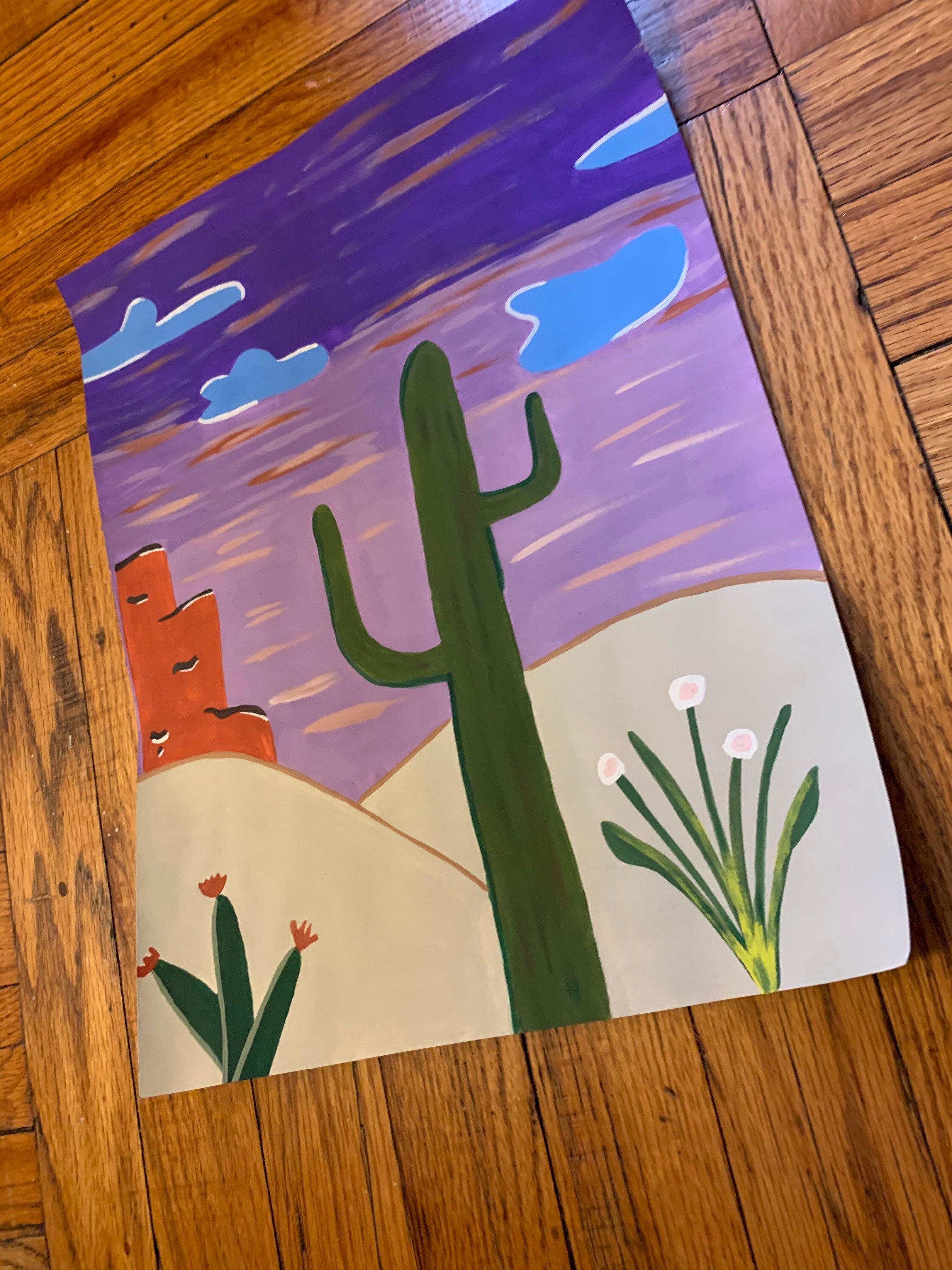 Western Acrylic Painting - Etsy