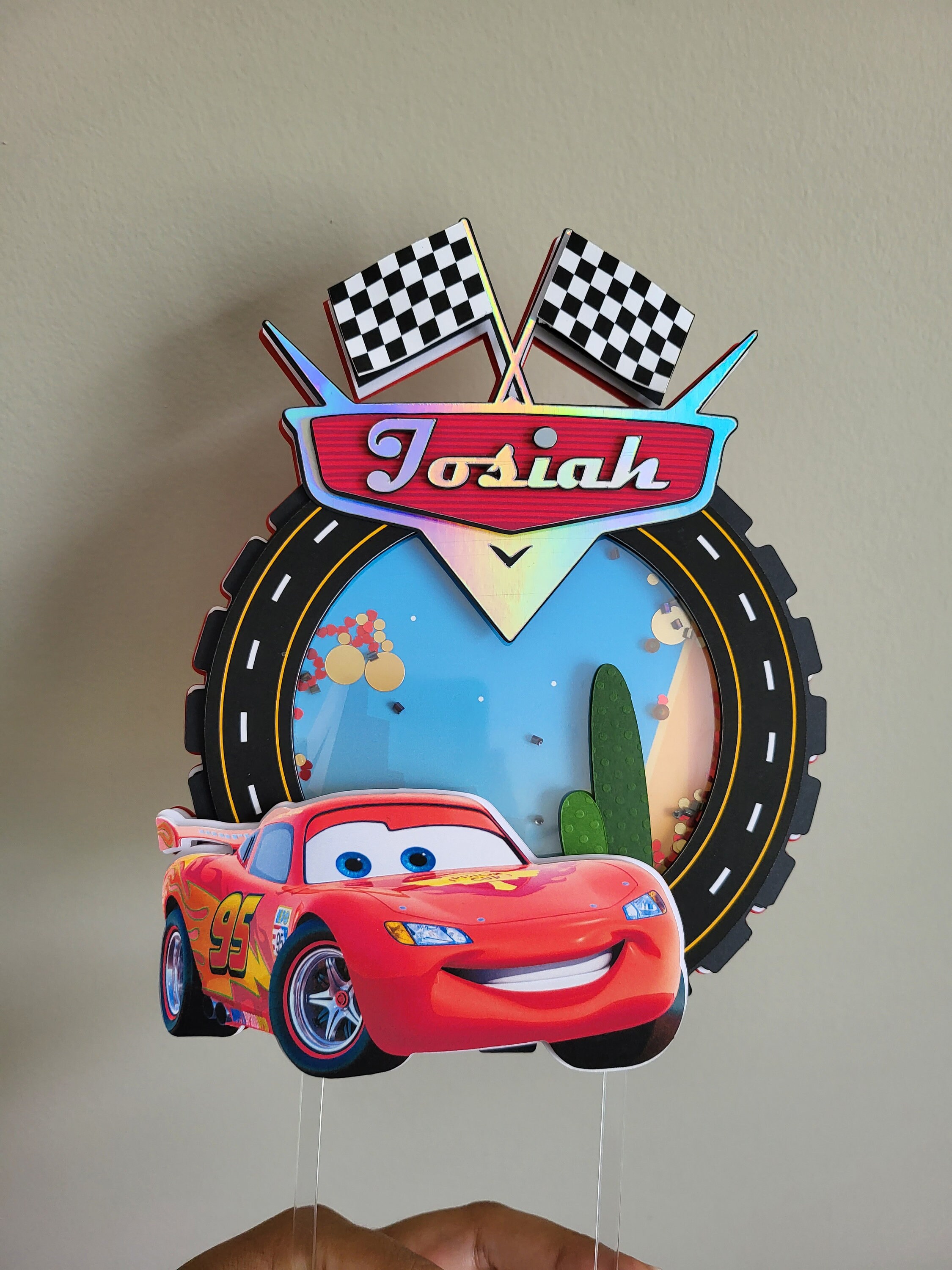Lightning Mcqueen Cake Topper | Pixar Cars Birthday Party Decor ...