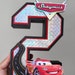 Mcqueen Birthday Party 3D Number, Race Car Decorations, Lightning ...