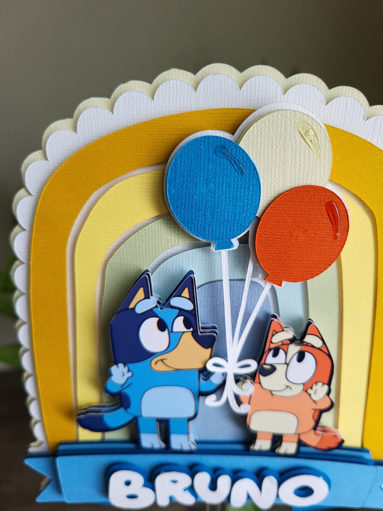 Bluey Cake Topper for Boys and Girls, Daisy Cake Topper, Bingo and ...