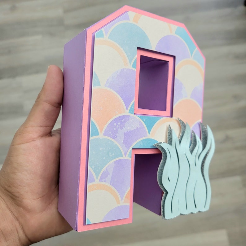 3D LETTERS A-Z SVG Template - Alphabet Cutting Files for Cricut ...