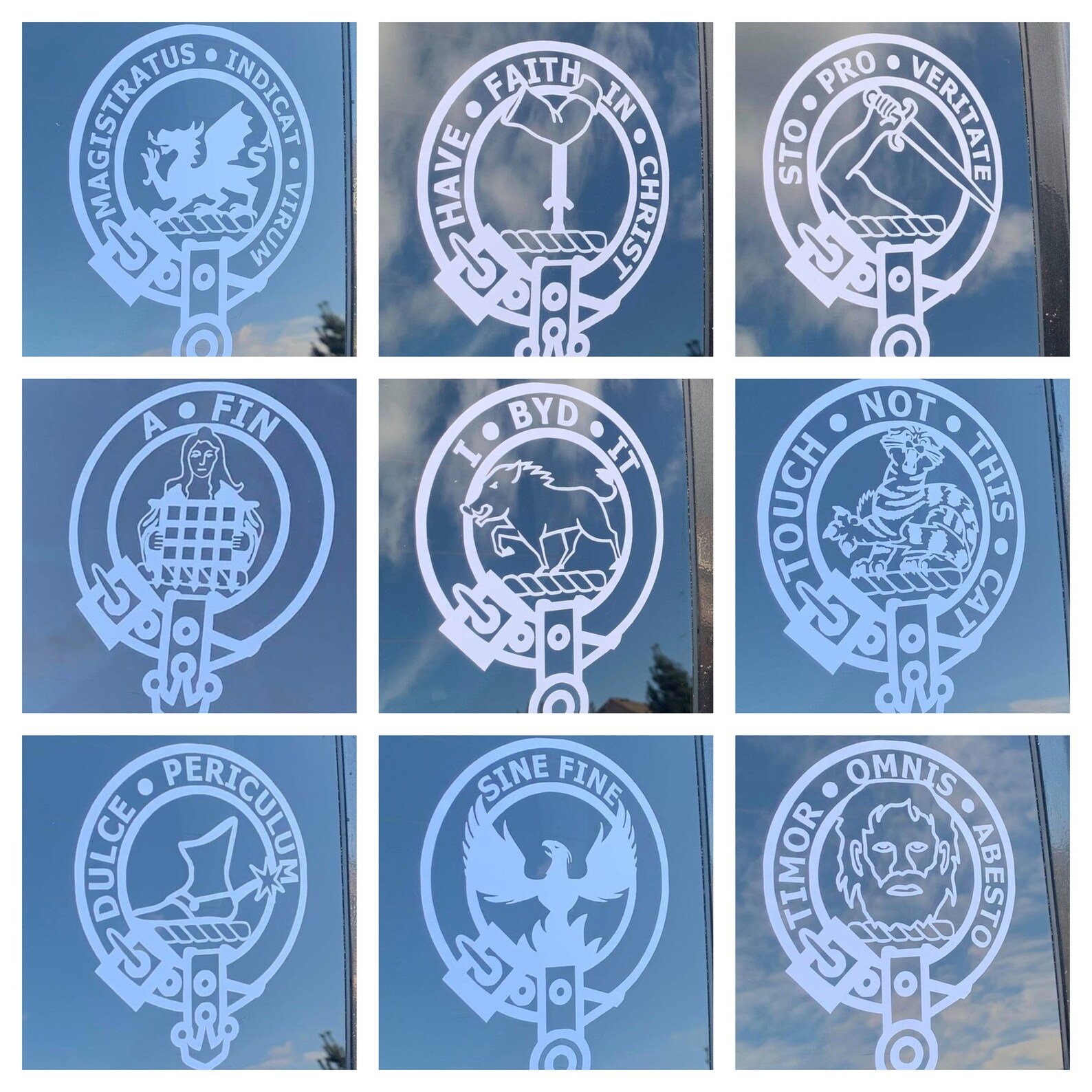 Clan Decals Lowther Glendinning Guthrie Ogilvie Nesbitt - Etsy