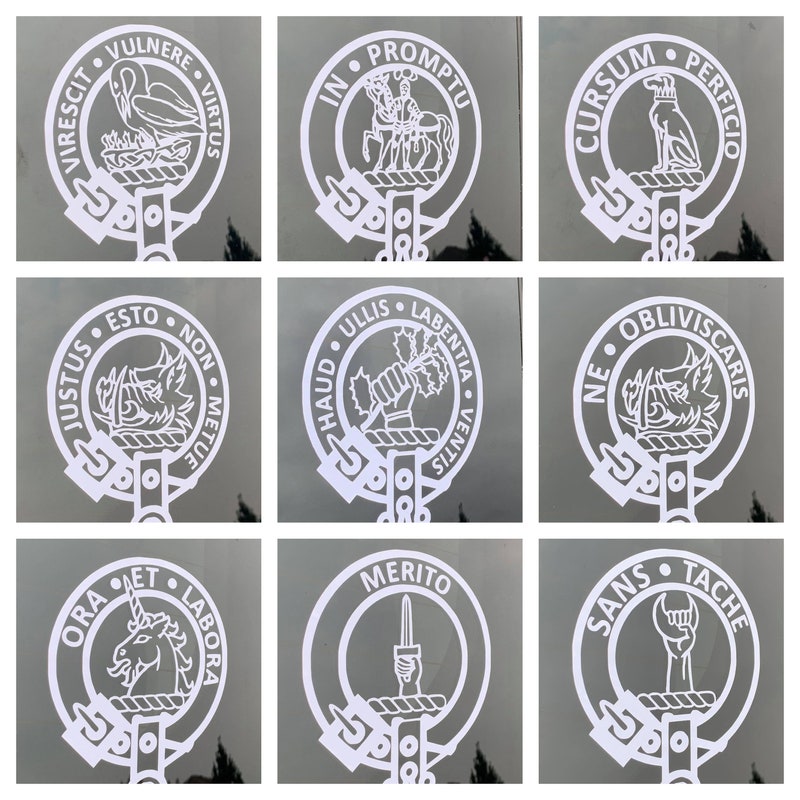 Campbell Clan Stickers - Etsy