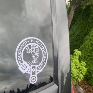 Clan Decals - Maceachern, Carmichael, Mackintosh, Macnaughton, Chisholm ...