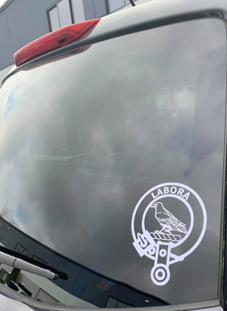 Clan Decals - Thompson, Kennedy, Baxter, Dunbar, Lockhart, Macphail ...