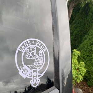 Clan Decals - Maceachern, Carmichael, Mackintosh, Macnaughton, Chisholm ...