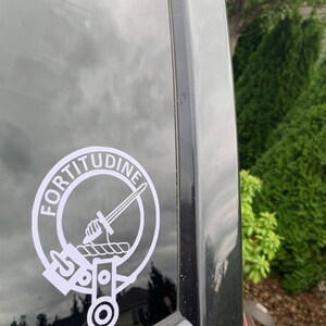 Clan Decals - Maceachern, Carmichael, Mackintosh, Macnaughton, Chisholm ...