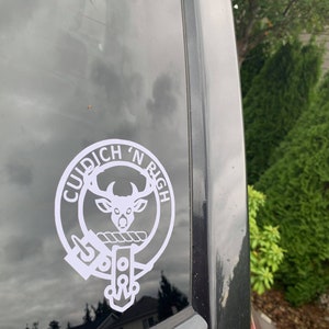 Clan Decals - Maceachern, Carmichael, Mackintosh, Macnaughton, Chisholm ...