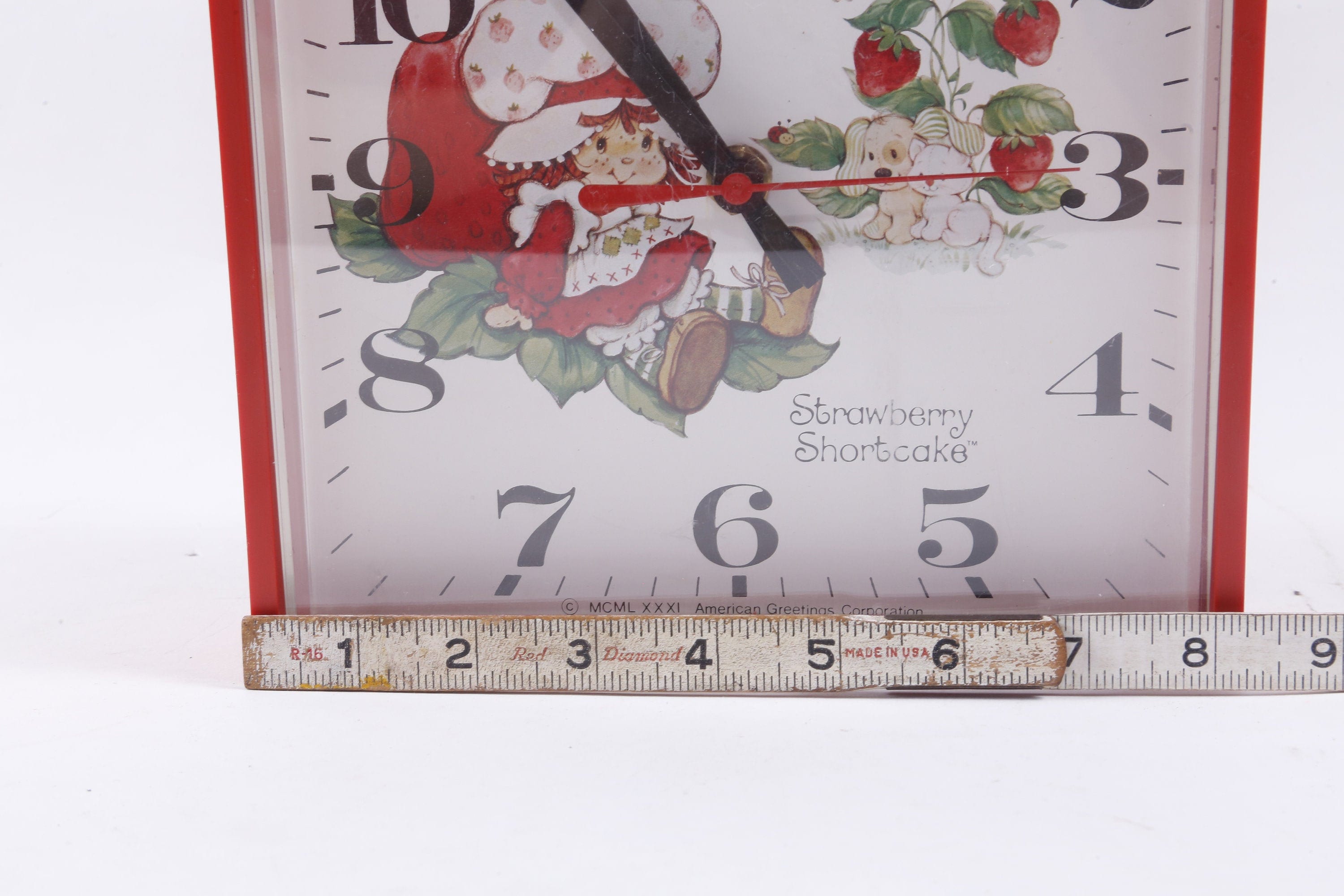 Strawberry Shortcake Square Table Clock American Greetings - Etsy