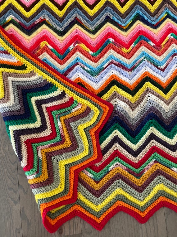 Zig Zag Crochet Blanket