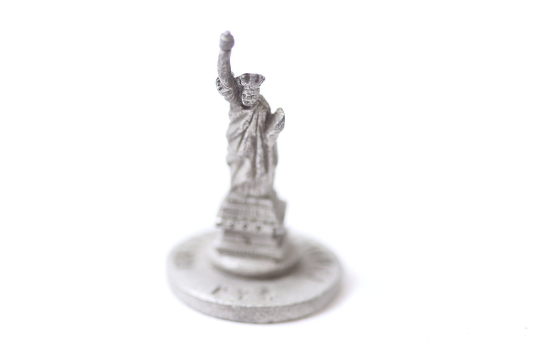 Statue of Liberty, Pewter Figurine, Miniature, Statuette, New York ...