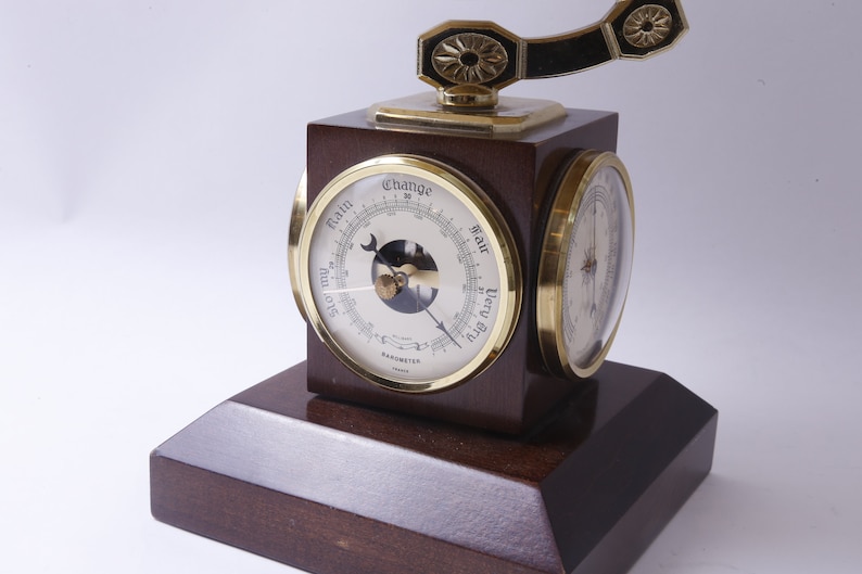 Barometer, Thermometer, Hygrometer, Globe, 16", Earth, Political Map ...