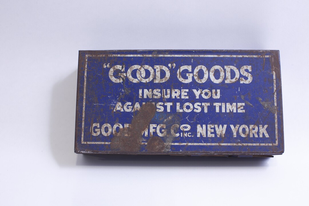 Good Goods, Parts, Tin, Washers Box, Metal, Container, Craft, Garage ...