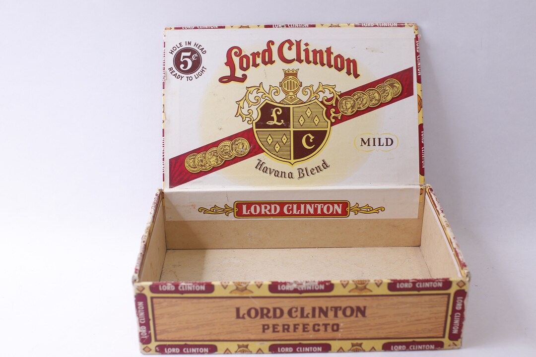 Lord Clinton Perfecto, Box, Storage, Home Decor, Vintage, Collectible ...