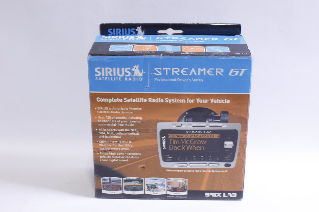 Sirius, Satellite Radio, Streamer GT, Professional Driver's Series ...