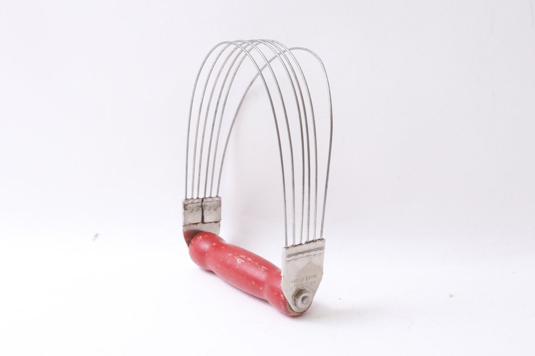 Androck, Pastry, Dough Cutter, Blender, Red Wood Handle, Baking, Tool ...