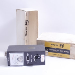 Royce, Field Strength & SWR Meter, Model 2-100, Japan, Retro Equipment ...