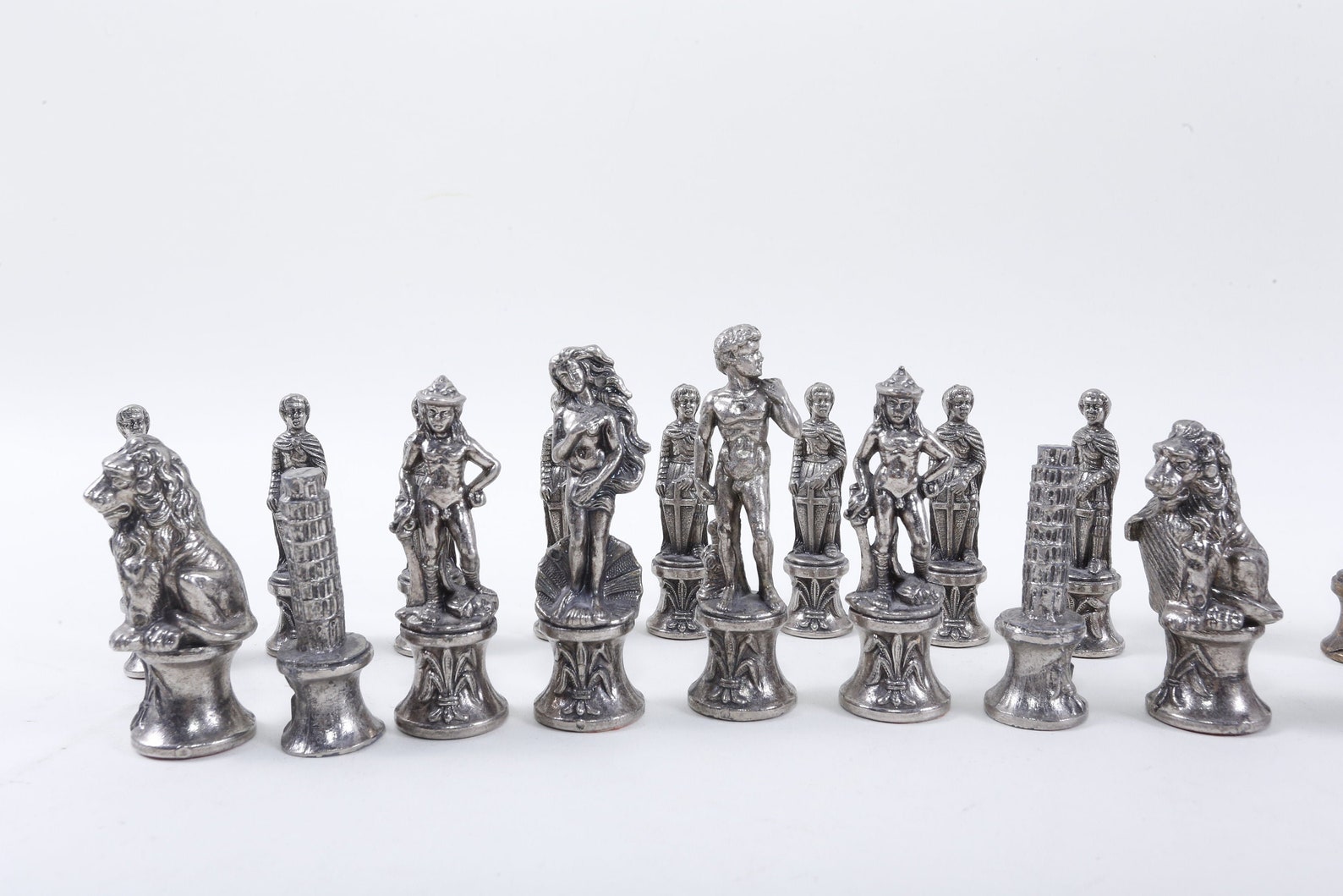 Florence Italian Renaissance Art Chess Set Figures Statue of | Etsy