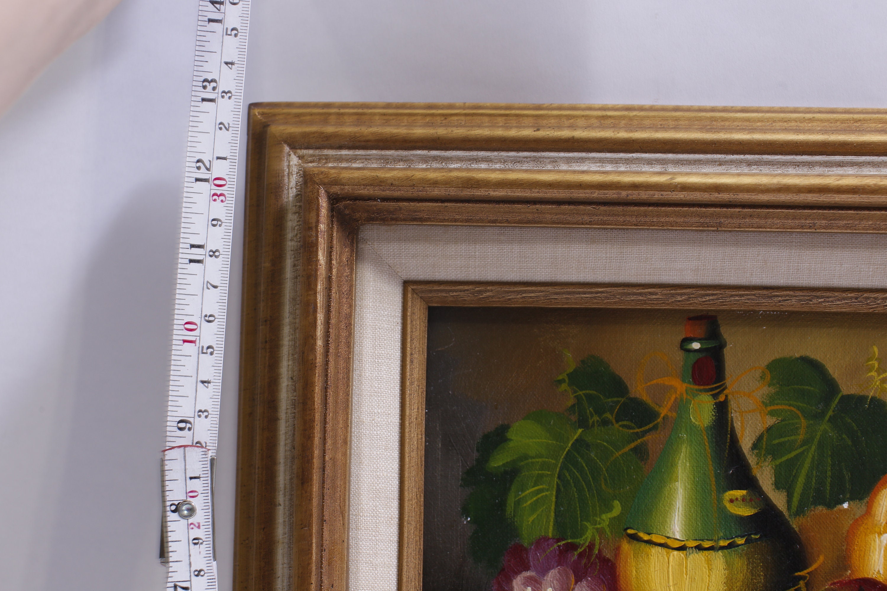 Frank Lean Vintage Oil Painting, Fruit Study, Framed, Signed, Small ...