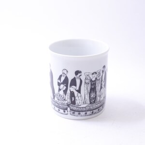 Edward Gorey, Opera Box Seats Scene, Message Mug, Black and White ...