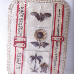 Philippines, Perpetual Calendar, Boho, Wall Hanging, Woven, Straw ...