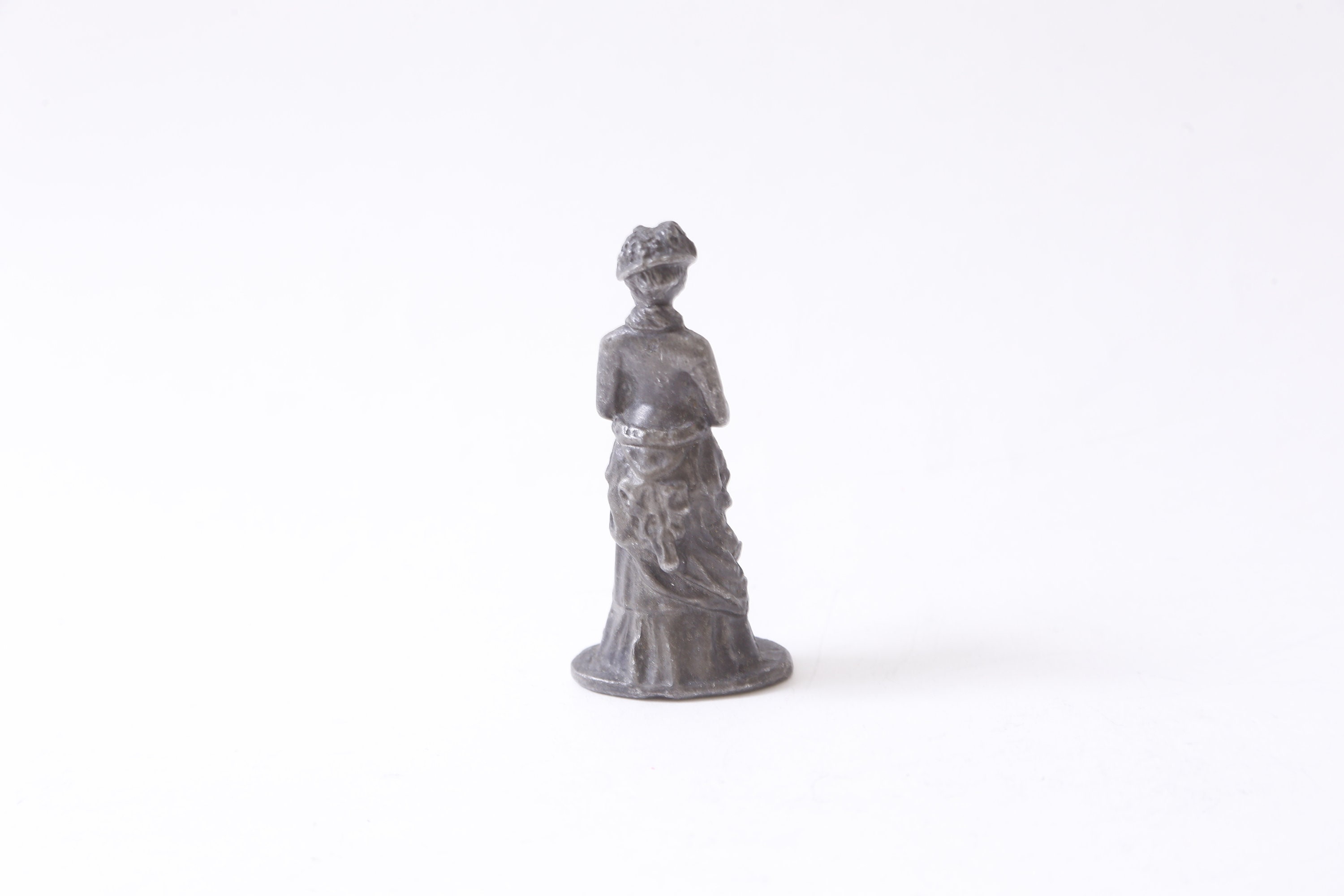 Lady Woman Pewter Figurine 2 Miniature Statuette - Etsy