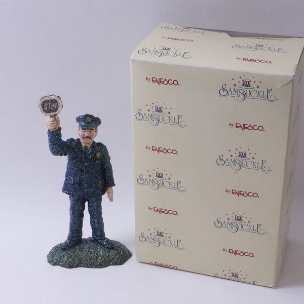 Miniature Police Officer Figurine - Etsy
