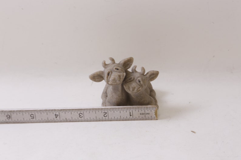 Quarry Critters, Cherry and Chip Cows Figurine, Second Nature, 2000 ...