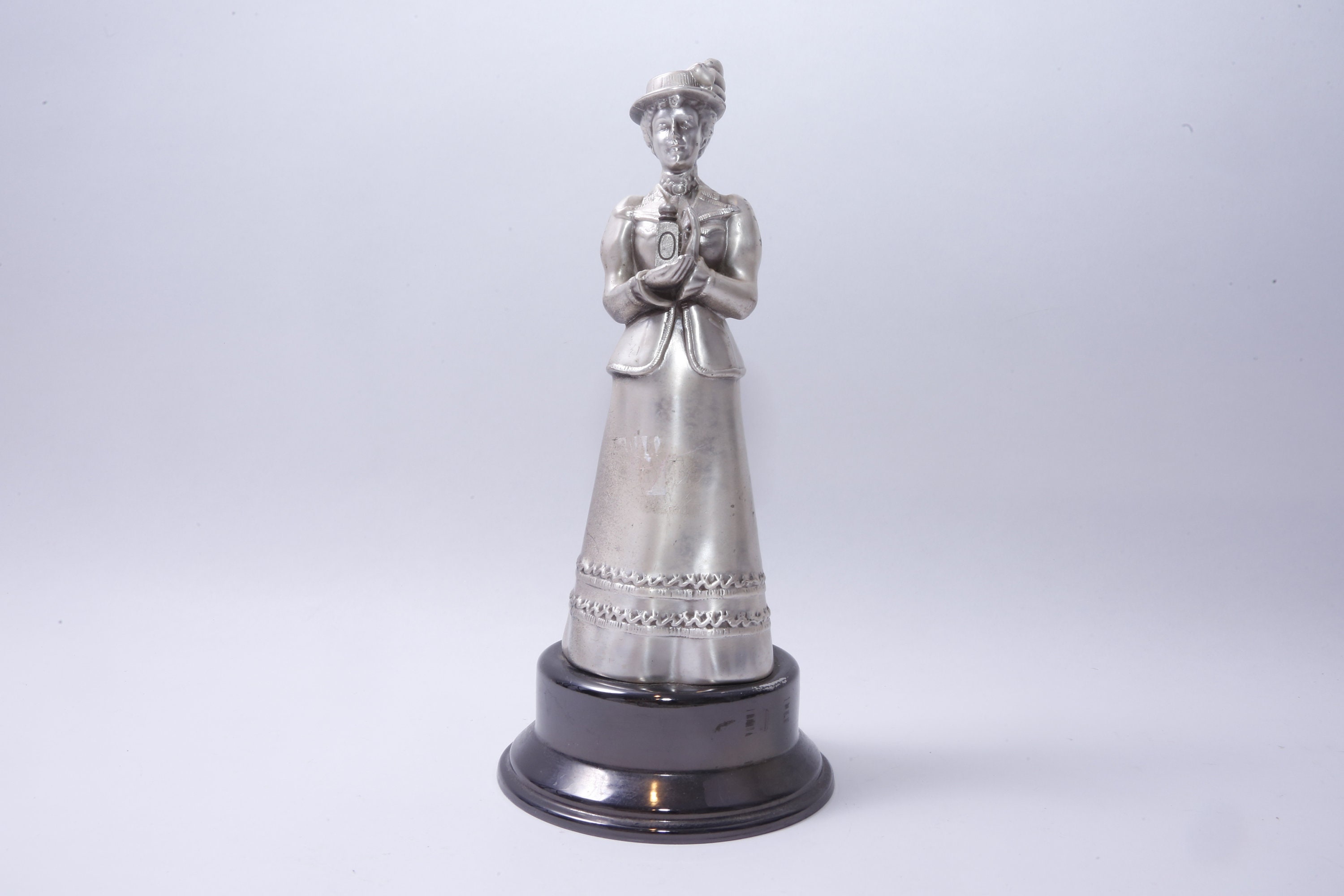 Avon Trophy Pewter Woman Silver Award Female Statuette | Etsy