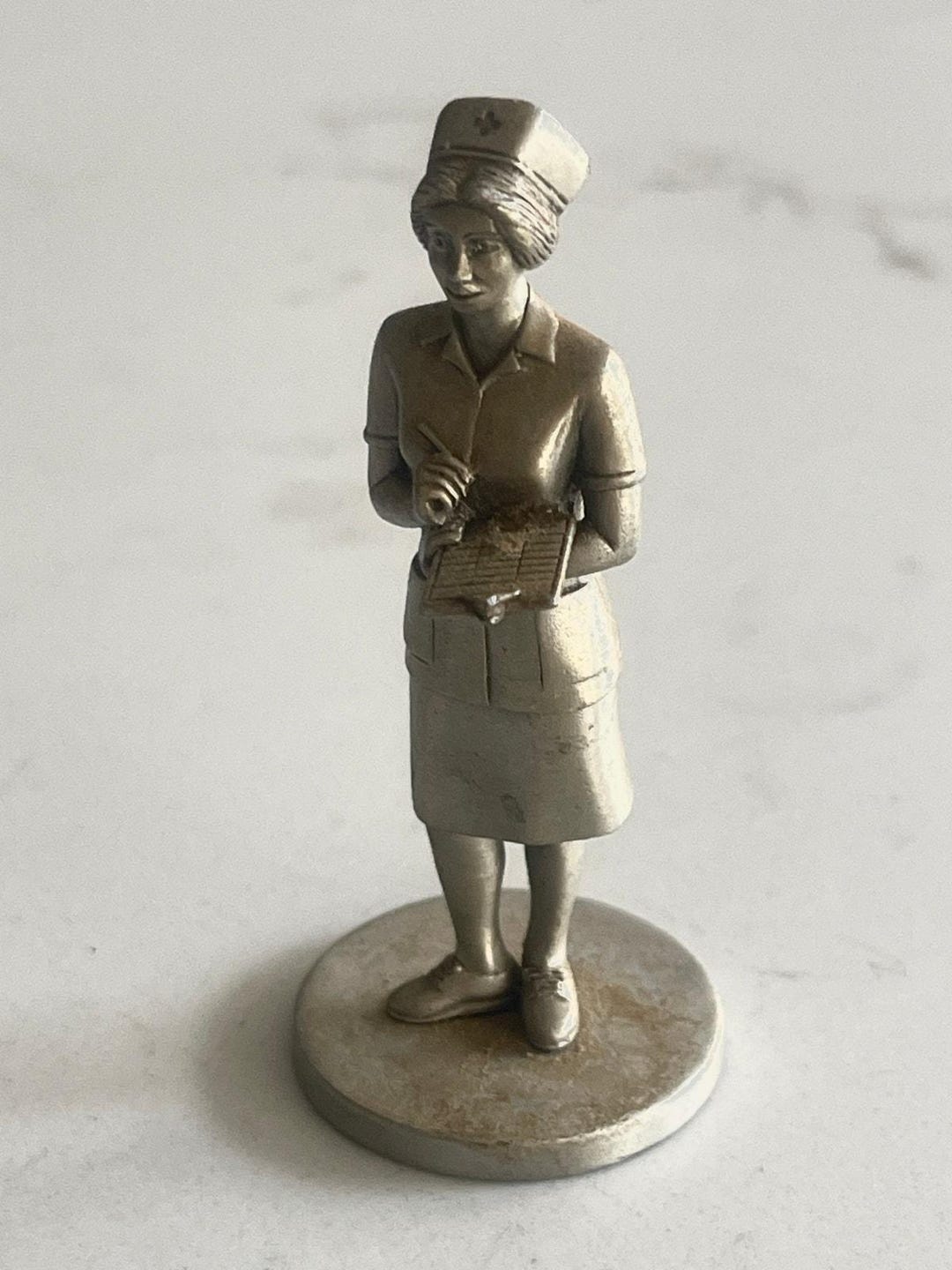 Charisma, Nurse With Chart, Pewter, Statue, Miniature, Game Piece ...