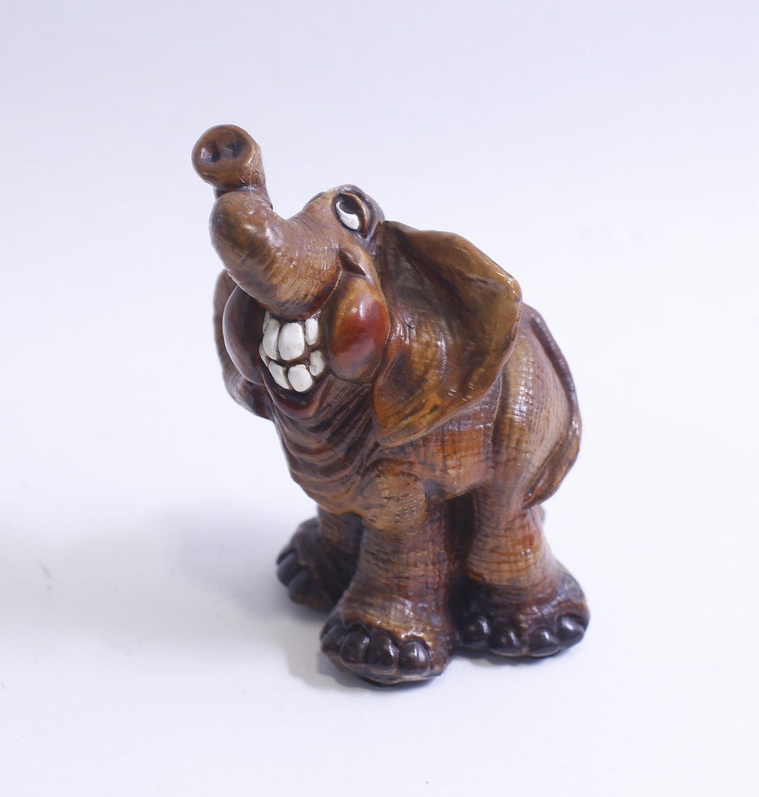 Charming Raya Elephant Figure Smiling Statue for Decoration - Etsy