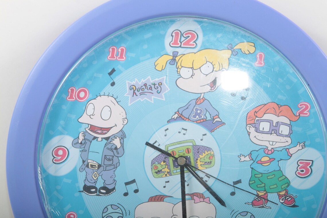 Rugrats Wall Clock Rug Rats Nursery 1990s 90s Purple - Etsy