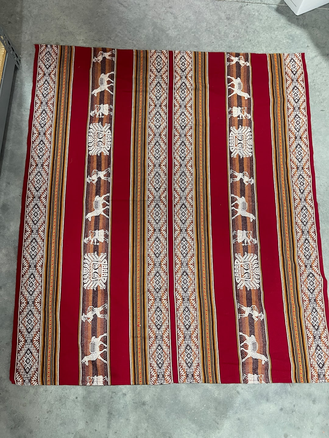 Beautiful Peruvian Fabric, Braiding, Inca Peasant and Gods Motifs ...