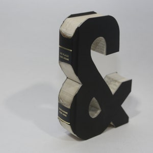 Book Cut Into & Shape, Big Letter, Bookshelf, Photo Prop, Office ...