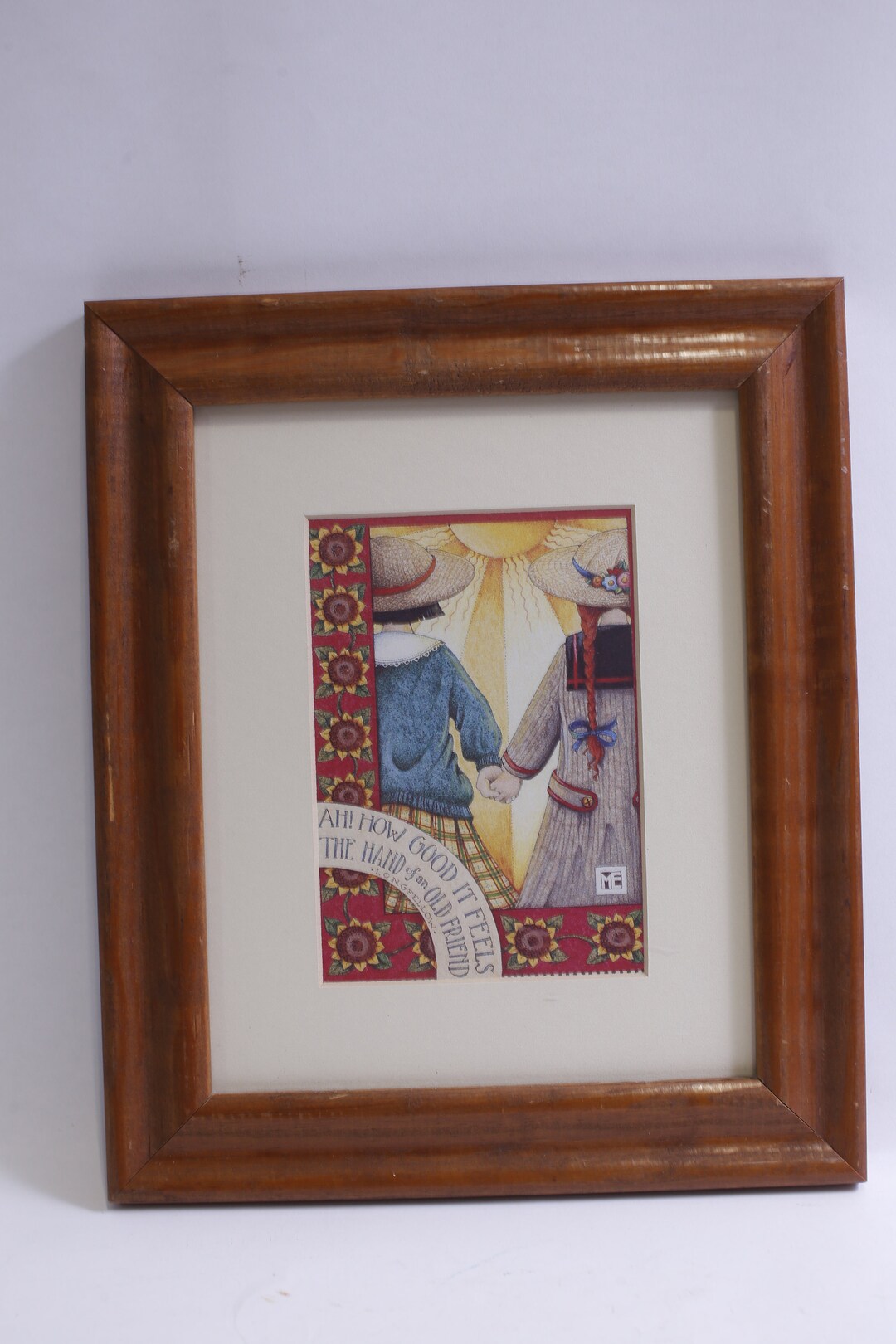 Mary Engelbreit, the Hand of an Old Friend, Framed Print, Longfellow ...